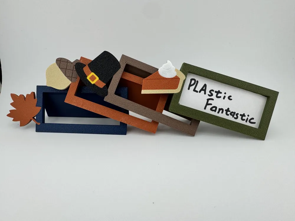 Fall Tent-Card – Acorn - Free 3D Print Model - MakerWorld