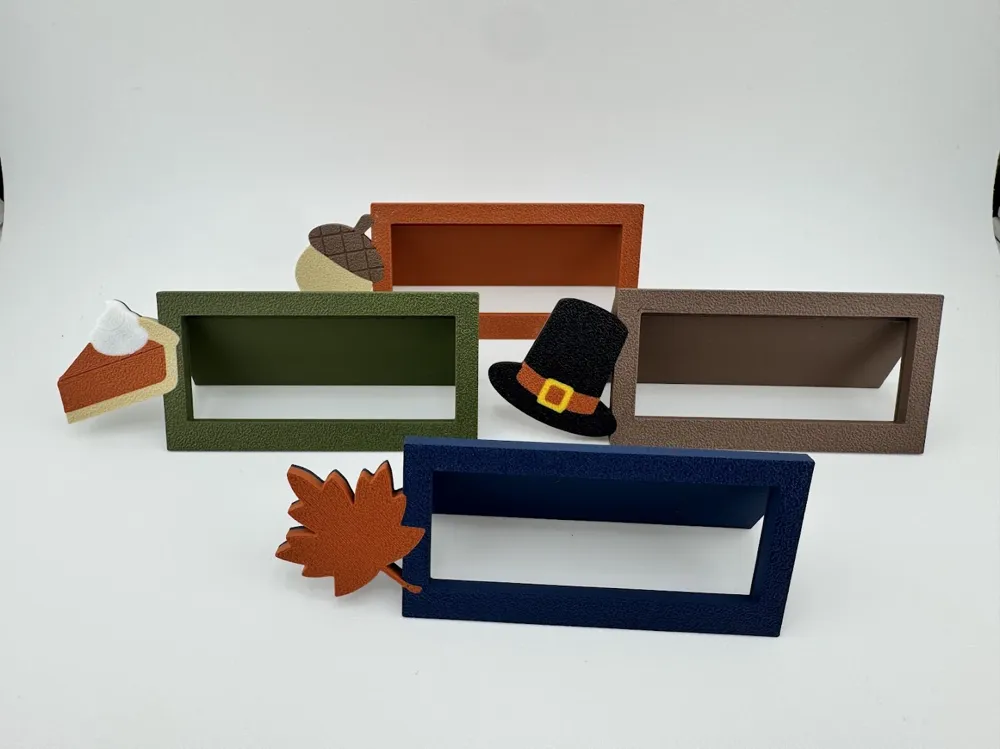 Fall Tent-Card – Acorn - Free 3D Print Model - MakerWorld