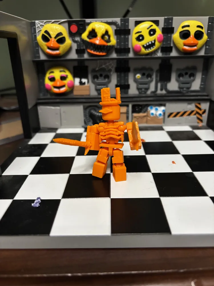 Articulated 1x1x1x1 figure (REWORK) - Free 3D Print Model - MakerWorld