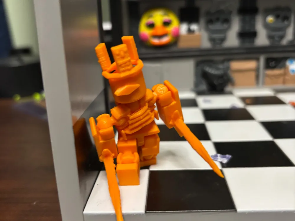 Articulated 1x1x1x1 figure (REWORK) - Free 3D Print Model - MakerWorld
