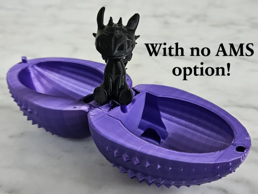 Toothless Dragon Surprise Egg - Free 3D Print Model - MakerWorld
