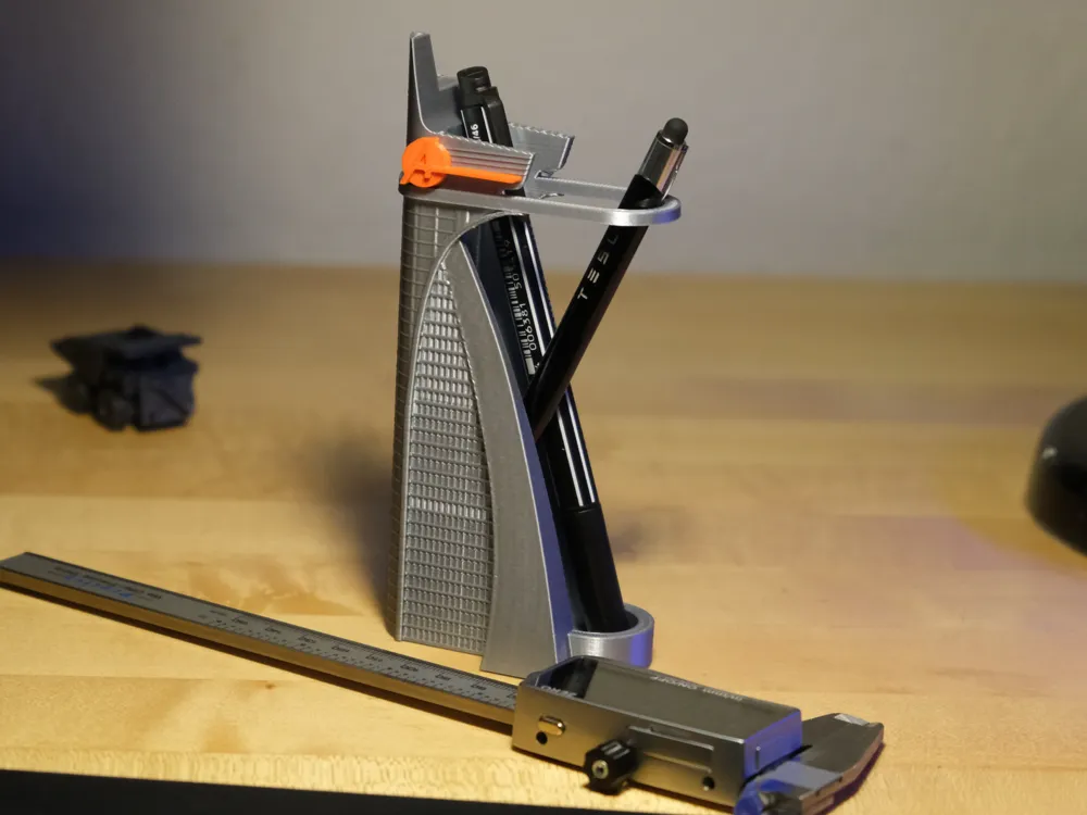 Marvel Avengers Stark Tower Pen Holder by DjangoCashflow MakerWorld ...