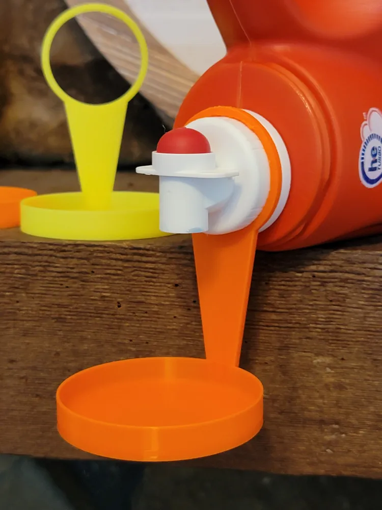 Laundry Detergent Cap Holder Drip Tray - 2 Sizes by Click Print ...