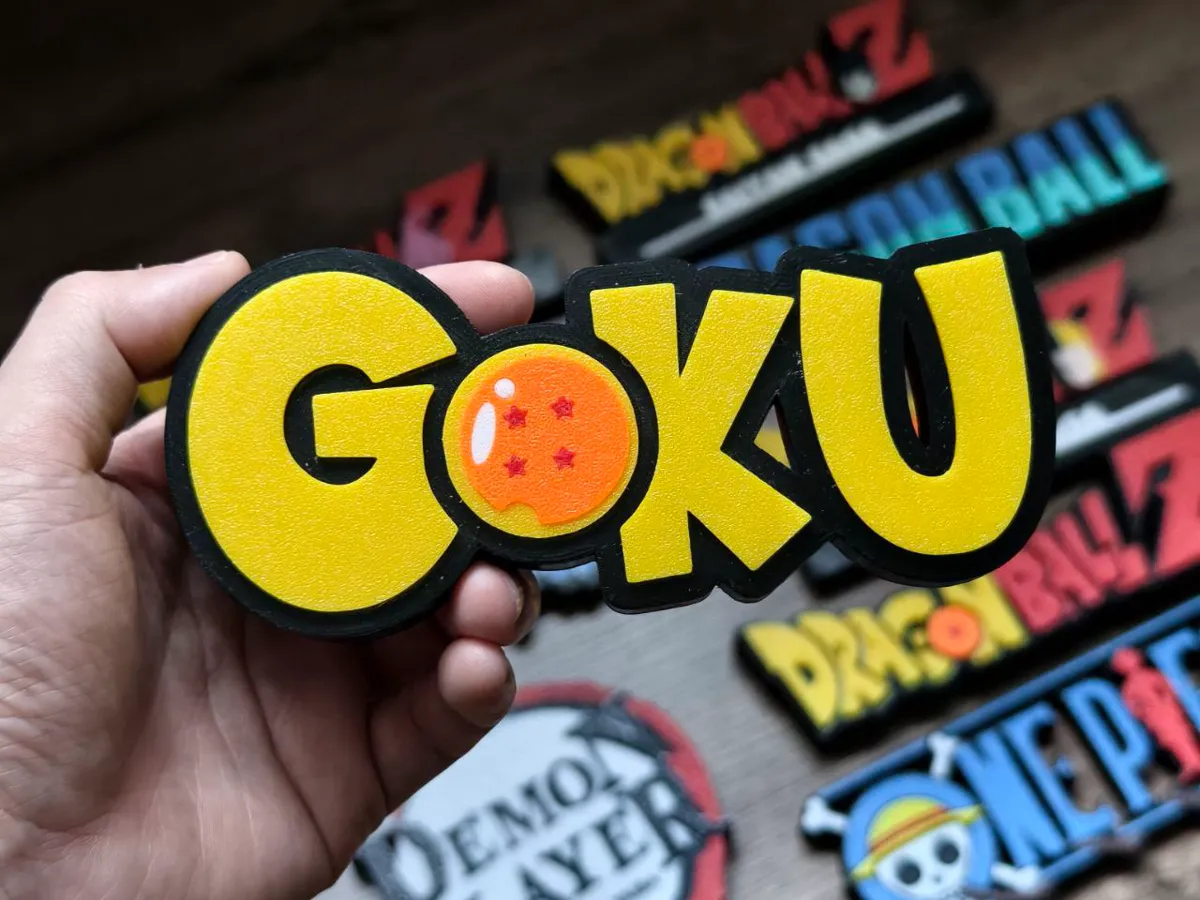 Goku Logo by Kumy - Free 3D Print Model - MakerWorld