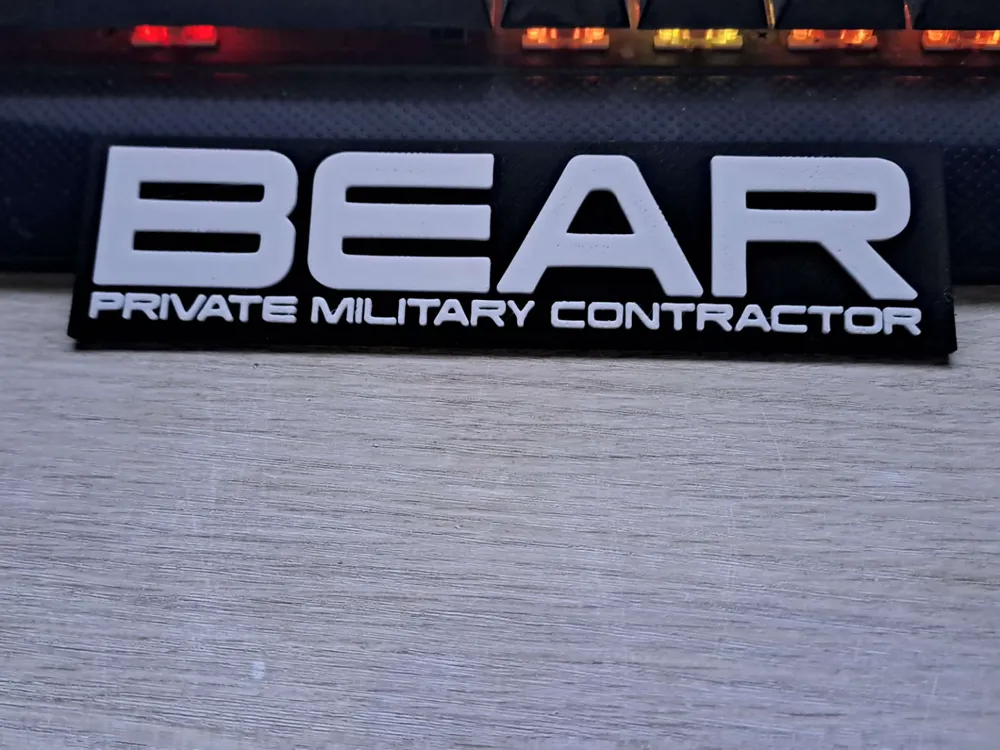 Escape from Tarkov BEAR pmc patch by Graba - MakerWorld