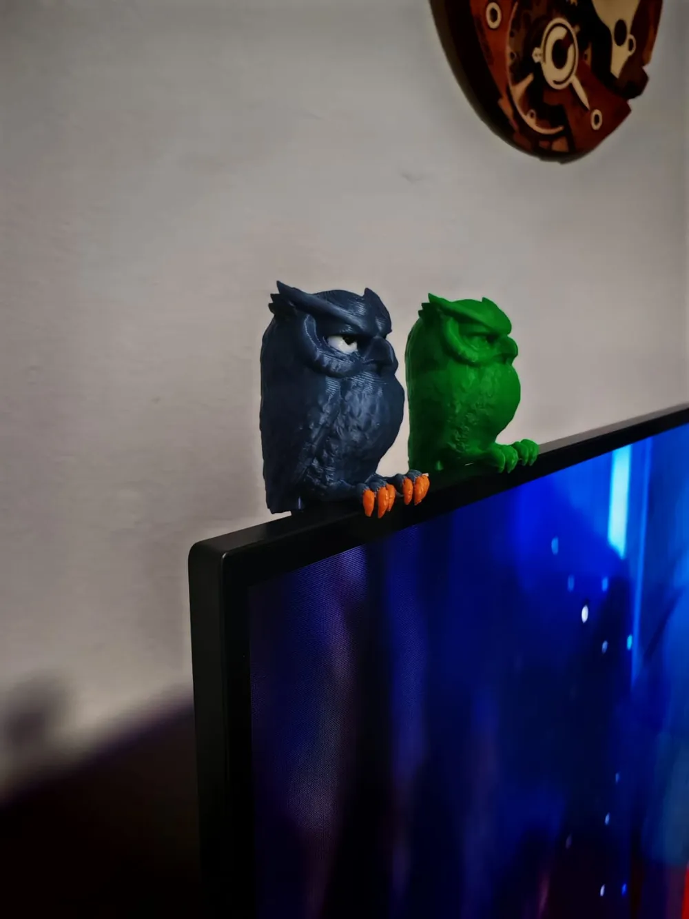 Mini Owl for Monitor/TV - Free 3D Print Model - MakerWorld
