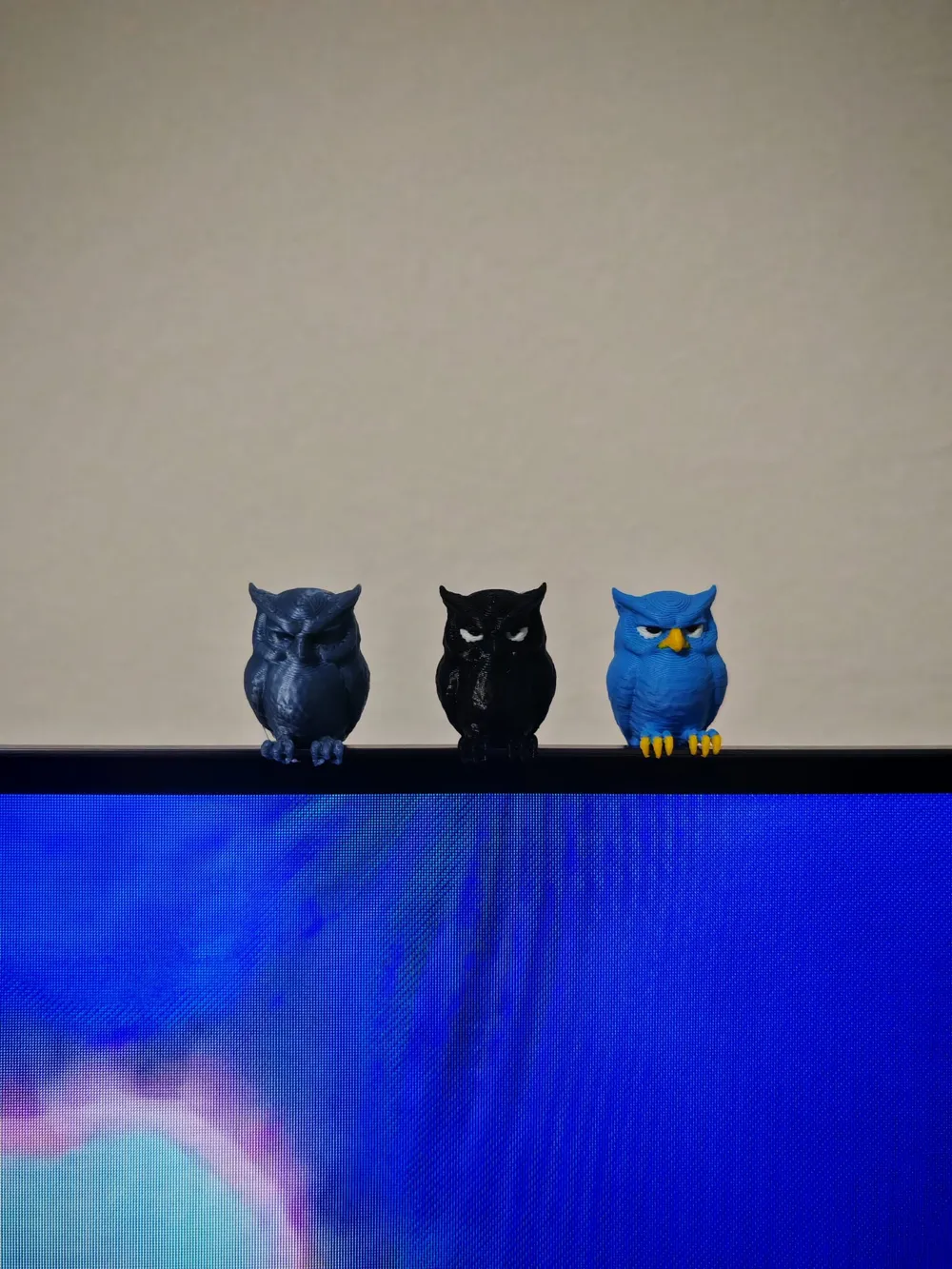 Mini Owl for Monitor/TV - Free 3D Print Model - MakerWorld