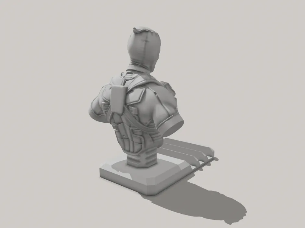 Deadpool bust phone stand / Deadpool Handy Halter by Julian Hof ...