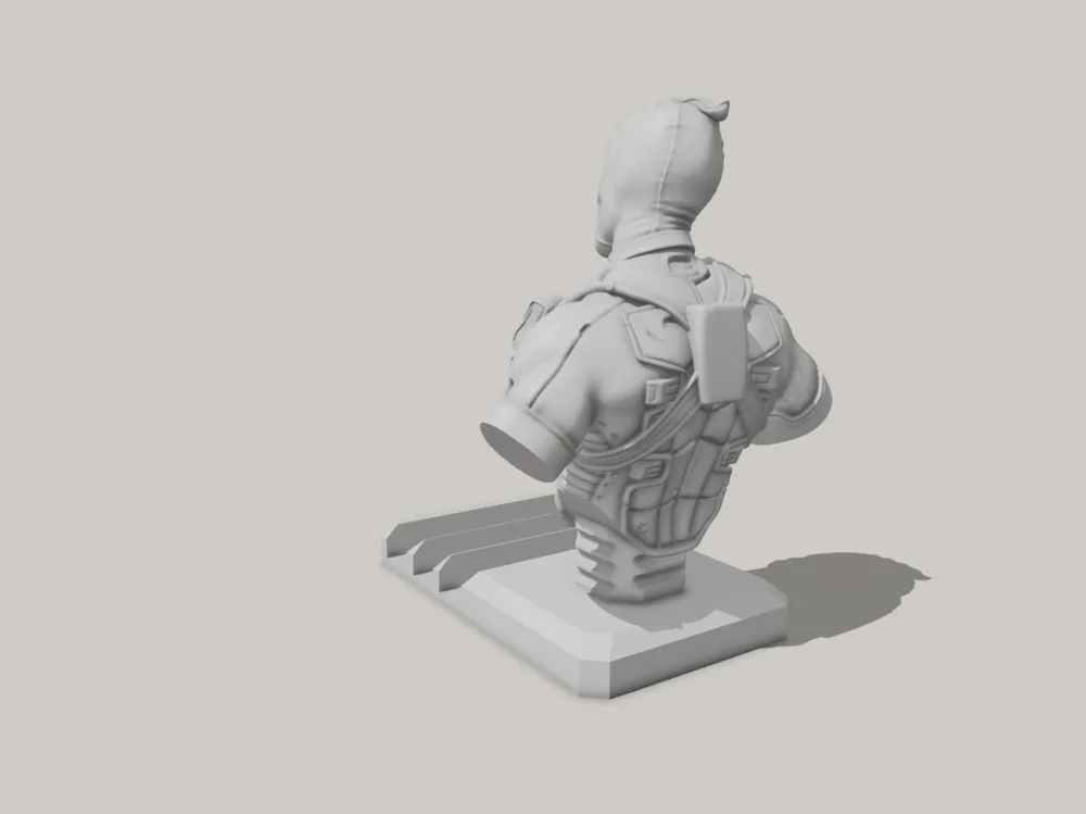 Deadpool bust phone stand / Deadpool Handy Halter by Julian Hof ...