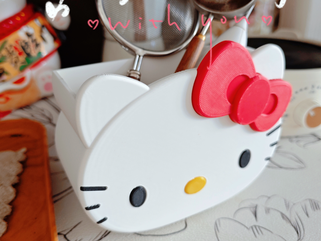 Cartoon Hello Kitty Storage Box Hello Kitty Desktop Storage Box Coffee ...