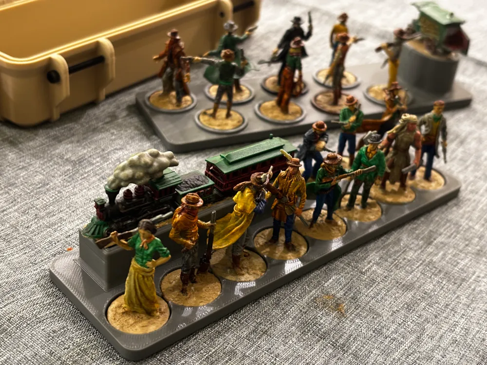 Western Legends - Miniatures storage by Webby962 - MakerWorld