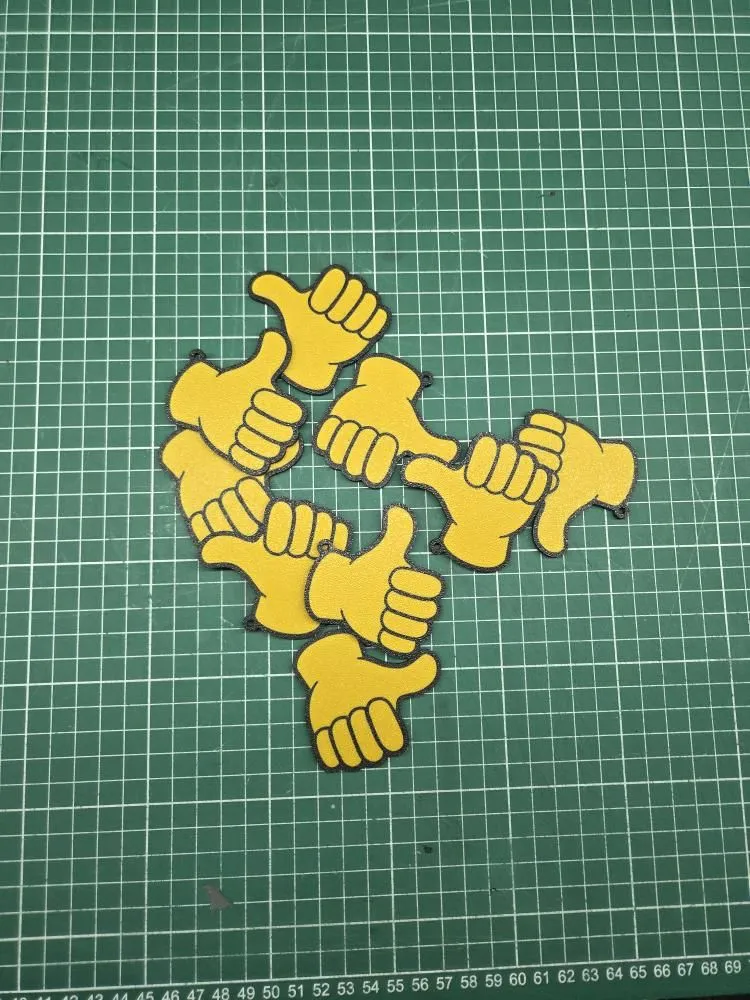 Thumb up Emoji Keychain - Free 3D Print Model - MakerWorld