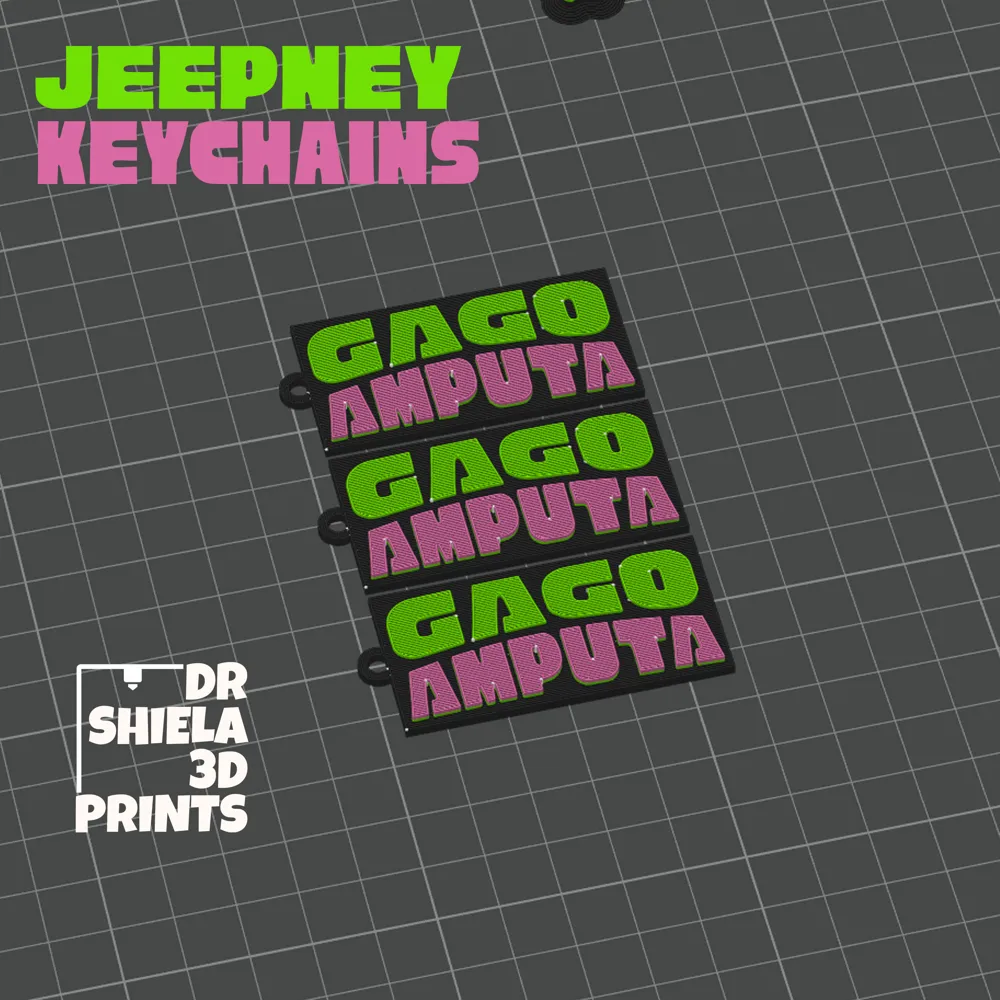 JEEPNEY KEYCHAINS ANTI-KORAP - Free 3D Print Model - MakerWorld