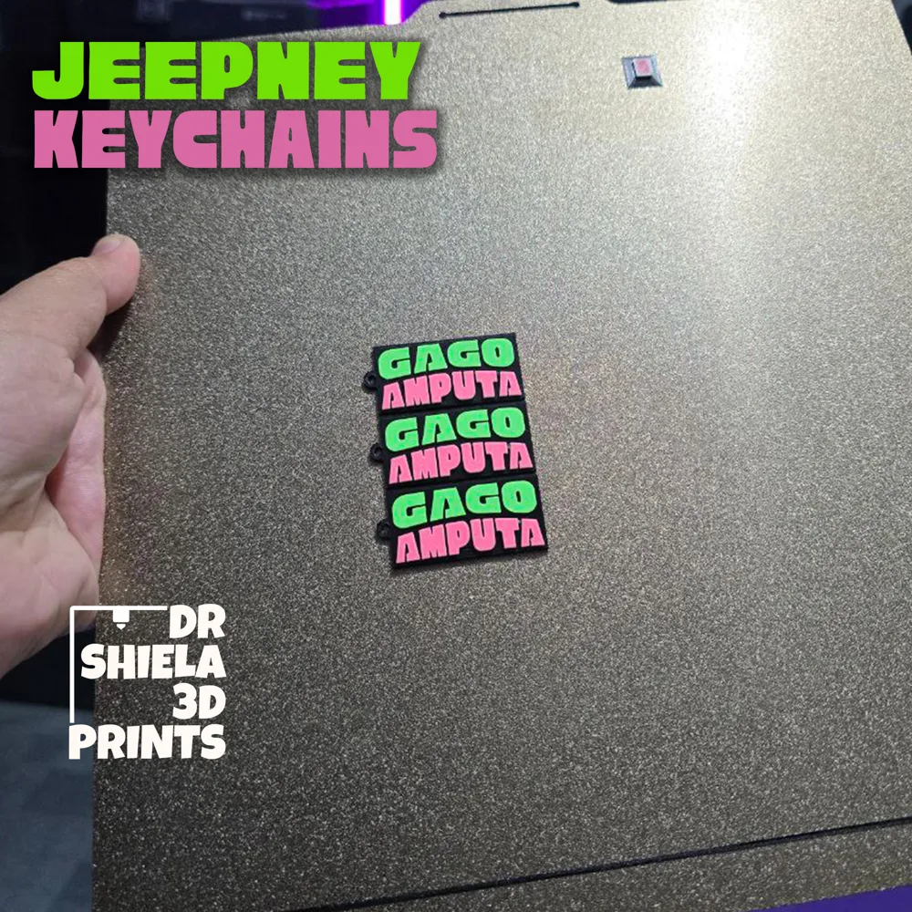 JEEPNEY KEYCHAINS ANTI-KORAP - Free 3D Print Model - MakerWorld