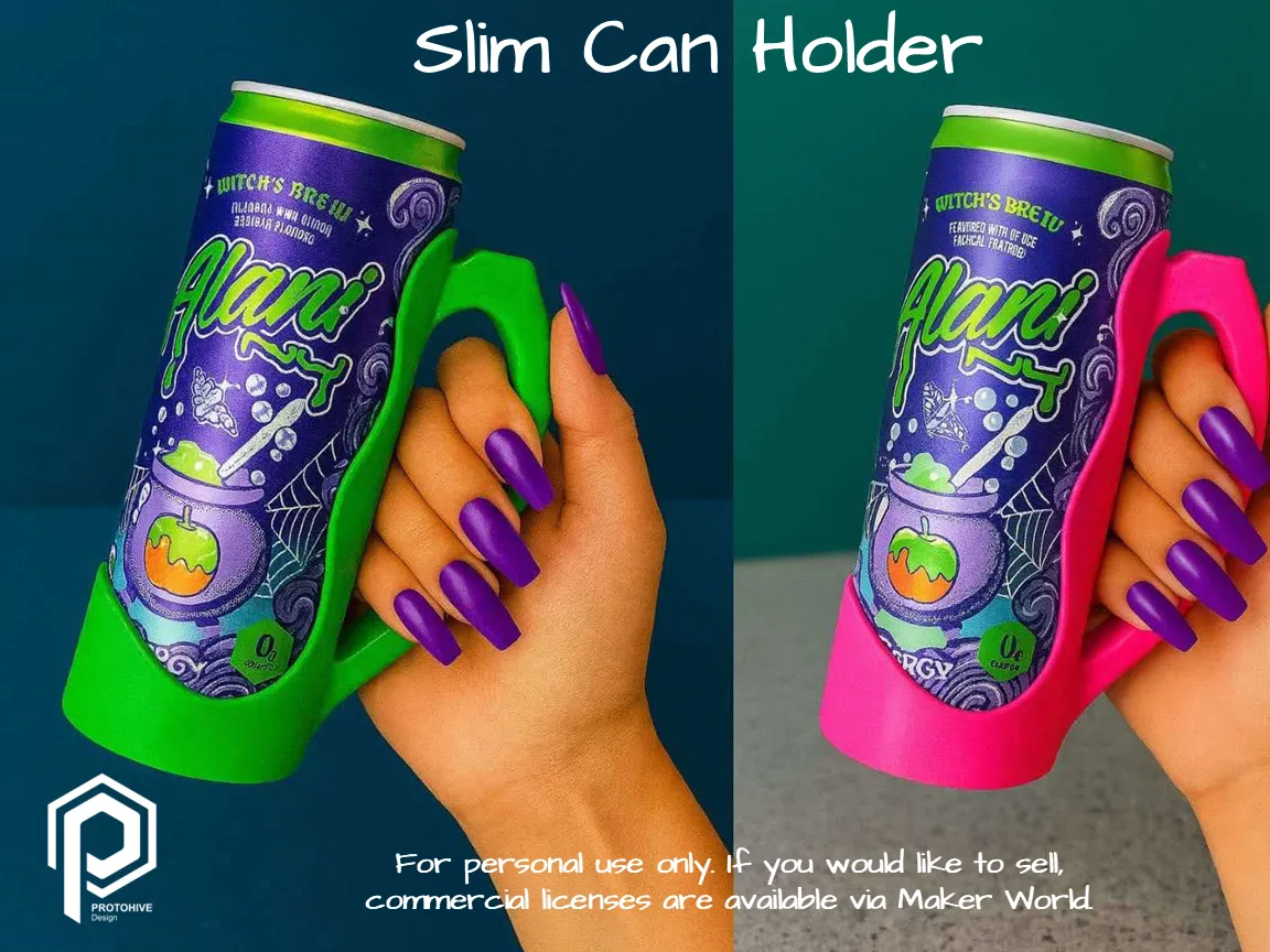 Slim Drink Caddy - Free 3D Print Model - MakerWorld