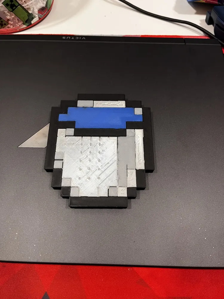 Minecraft Water Bucket 4-Color by The Minecraft/Pokémon GuyMakerWorld ...