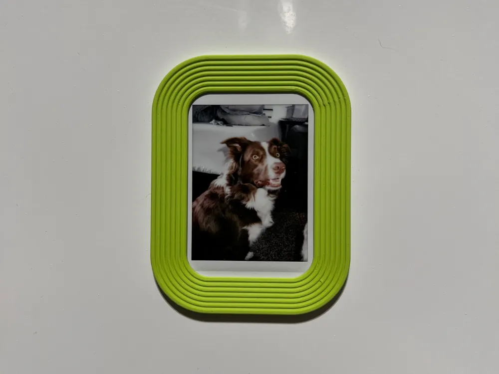 Textured Instax Mini Frame Magnet for Fridge - Free 3D Print Model ...