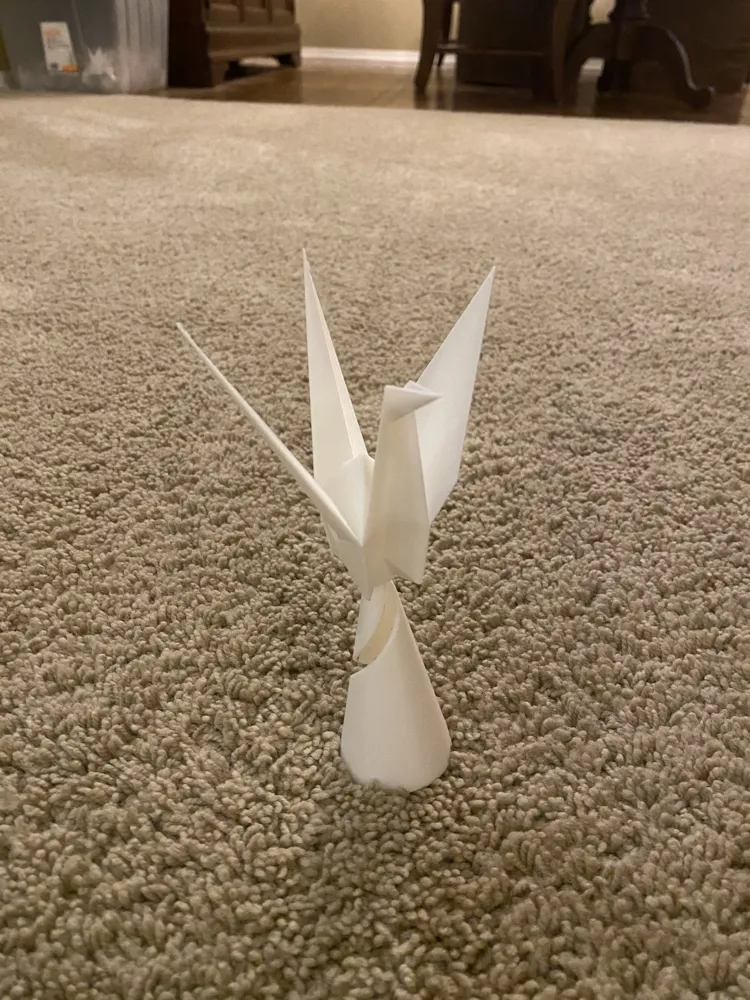 Puntale Albero di Natale Gru Origami - Modello di stampa 3D gratuito ...