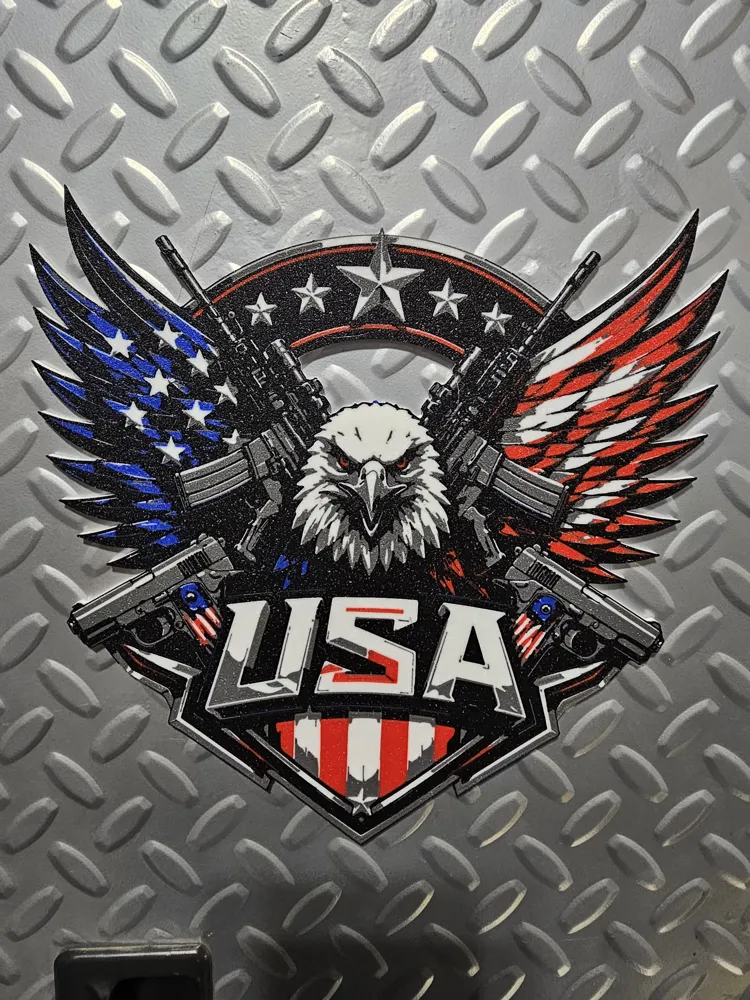 USA Freedom Eagle - Free 3D Print Model - MakerWorld
