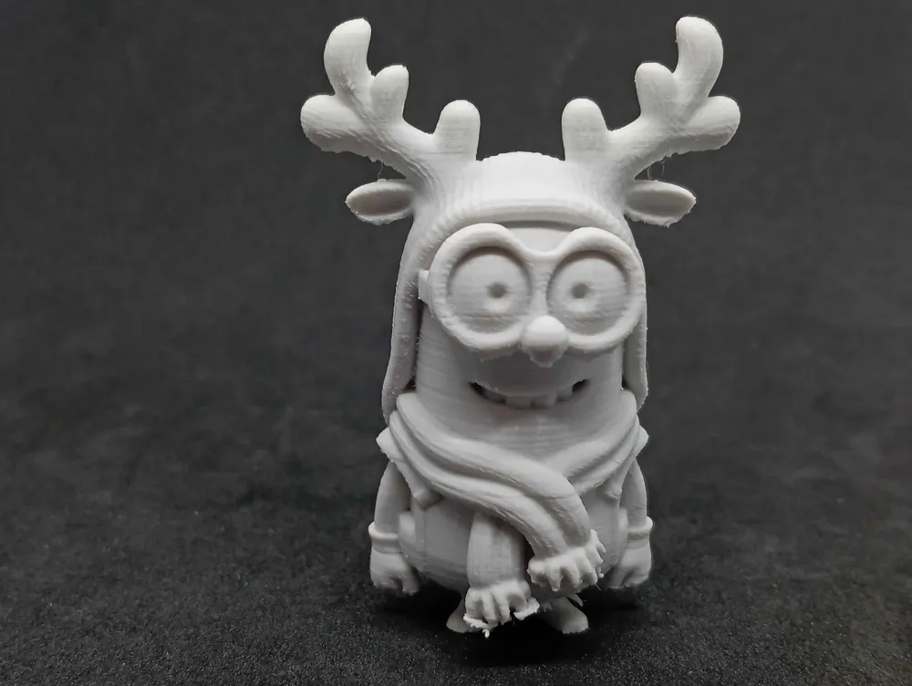 Minion Santa Reindeer Winter Christmas Figurine - Free 3D Print Model ...