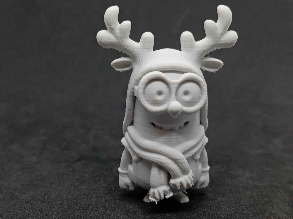 Minion Santa Reindeer Winter Christmas Figurine - Free 3D Print Model ...