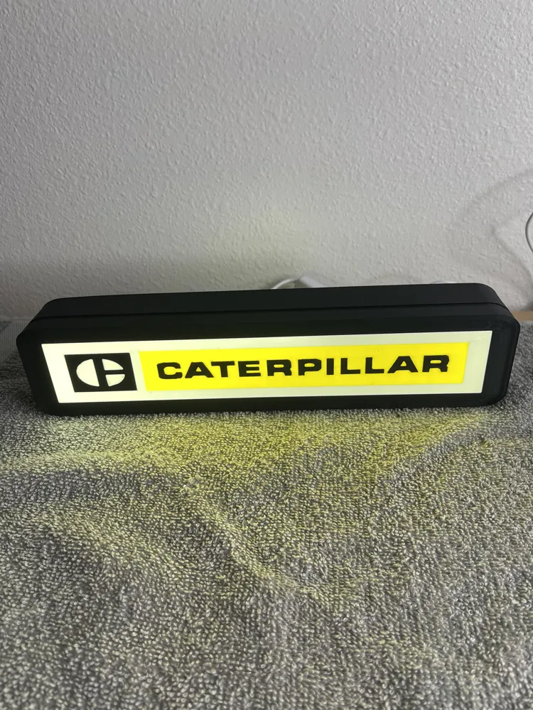 Caterpillar lightbox by Brad21 - MakerWorld
