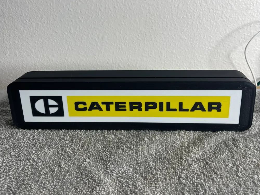 Caterpillar lightbox by Brad21 - MakerWorld