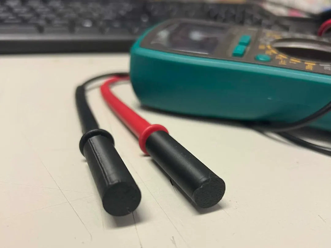 Universal Multimeter Probe Protective Caps - Free 3D Print Model ...