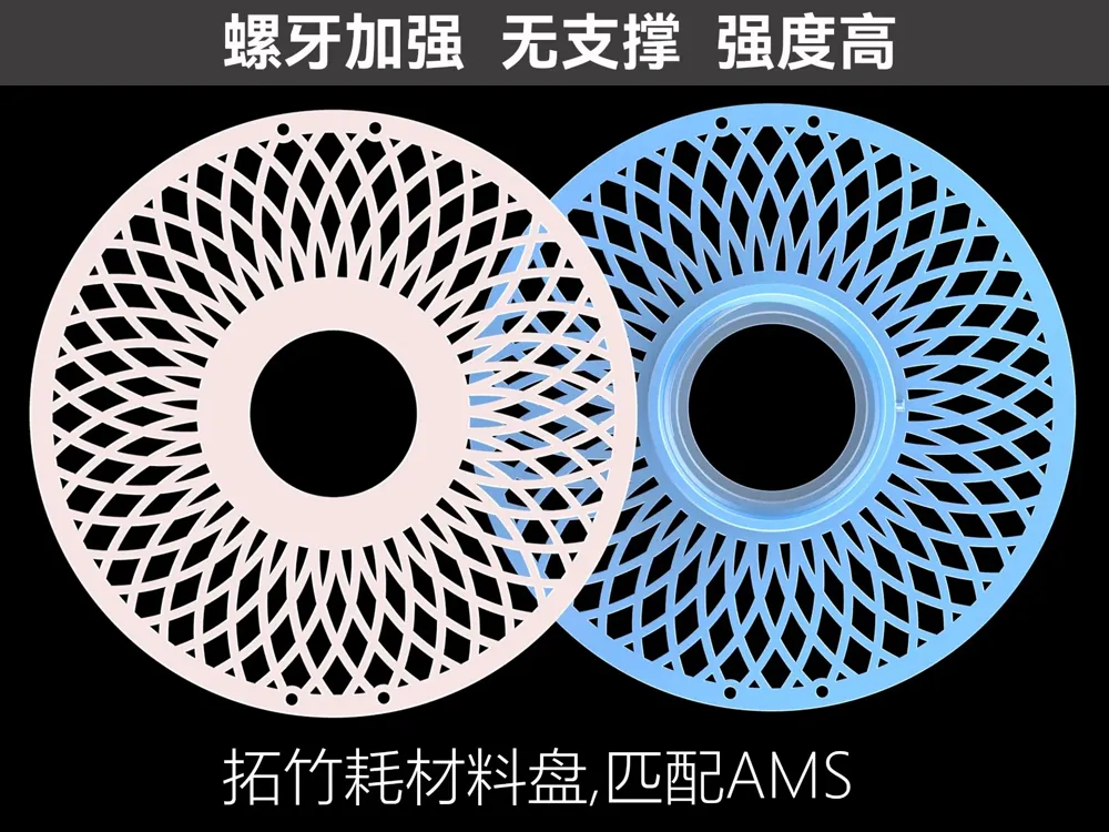Bambu Spool, AMS spool. Bambu original size spool, filament spool ...
