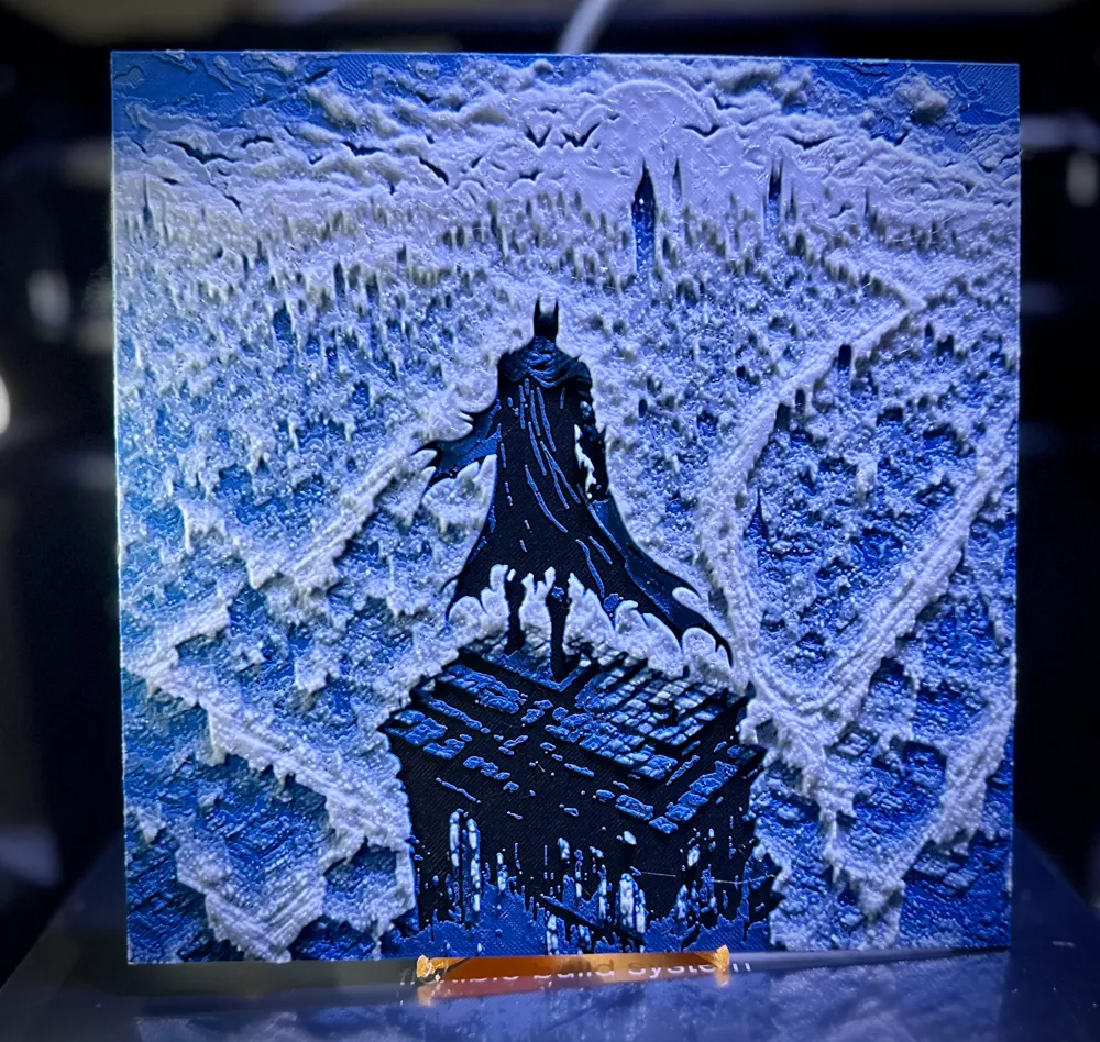 Batman hueforge - 4 color 1 AMS compatible. by ChainsawGraphics ...