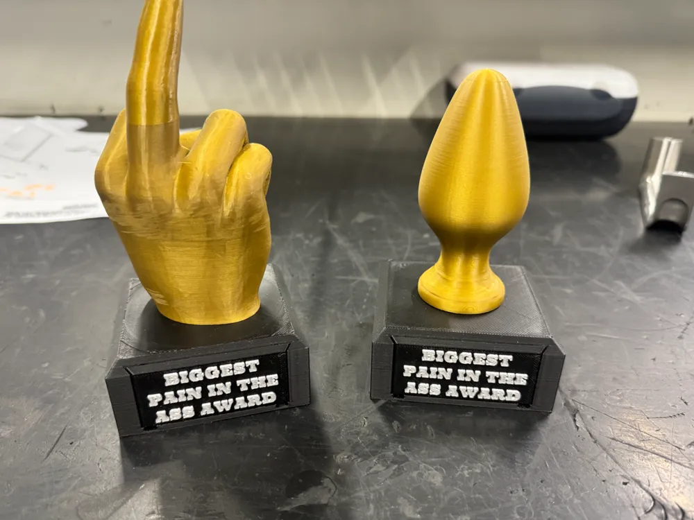 Biggest Pain in the ass award - Free 3D Print Model - MakerWorld