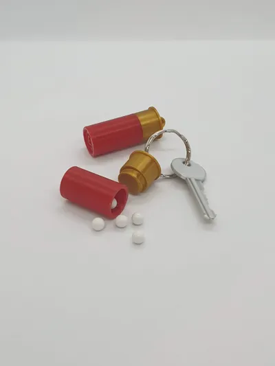 Shotgun Shell Keychain Stash Container by Jaatinen3D MakerWorld ...