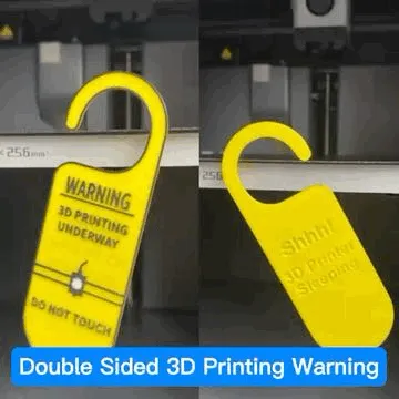 Doubled Sided 3D Printing Warning - Free 3D Print Model - MakerWorld