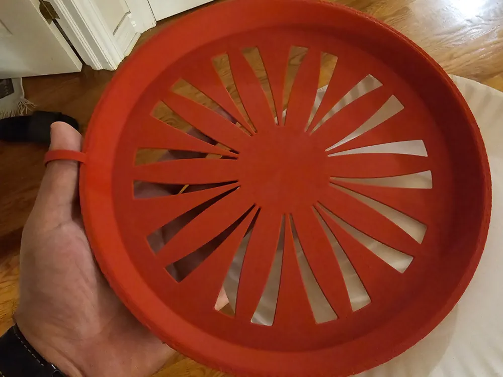 Paper Plate Support with Thumb Ring - 9"/22.8 cm by andrewmalaty8 ...