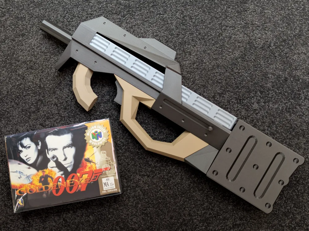 Goldeneye 007 64 - RC-P90 Weapon Prop Replica by Arniel86 MakerWorld ...