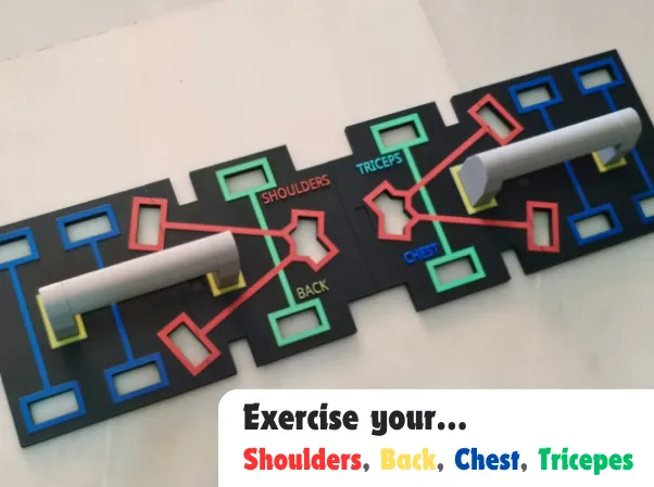 Push Up Board - Free 3D Print Model - MakerWorld