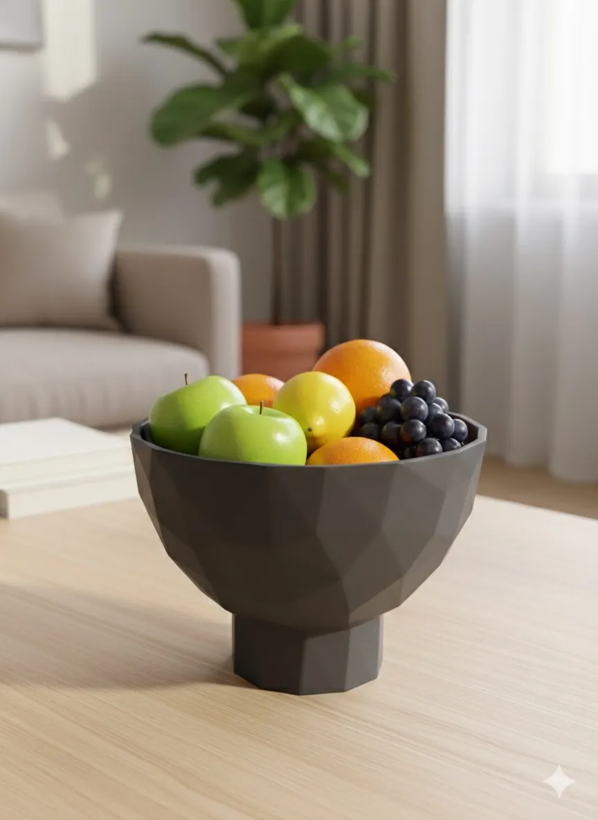 Decorative Bowl – Modern Poly Design by Bralento MakerWorld: Download ...