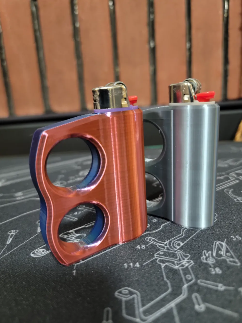 BIC Fist Lighter Case - Free 3D Print Model - MakerWorld