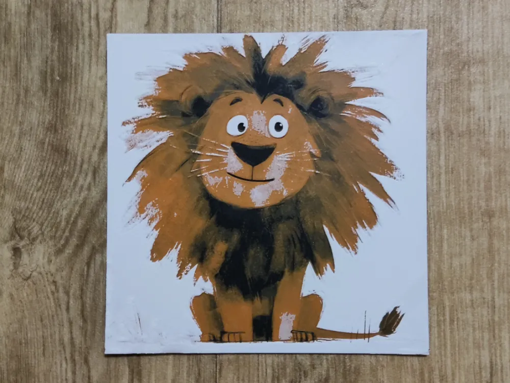 Lion - hueforge by Fantomas - MakerWorld