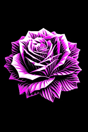 Kirigami Rose "Filament Painting" - Free 3D Print Model - MakerWorld