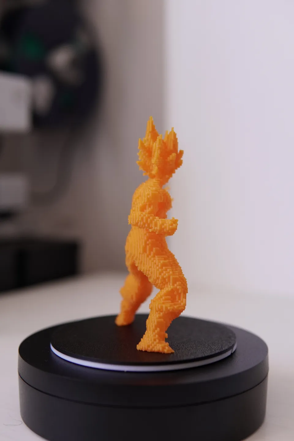 Pixel Style 8-bit Son Goku / Dragon Ball - Free 3D Print Model - MakerWorld