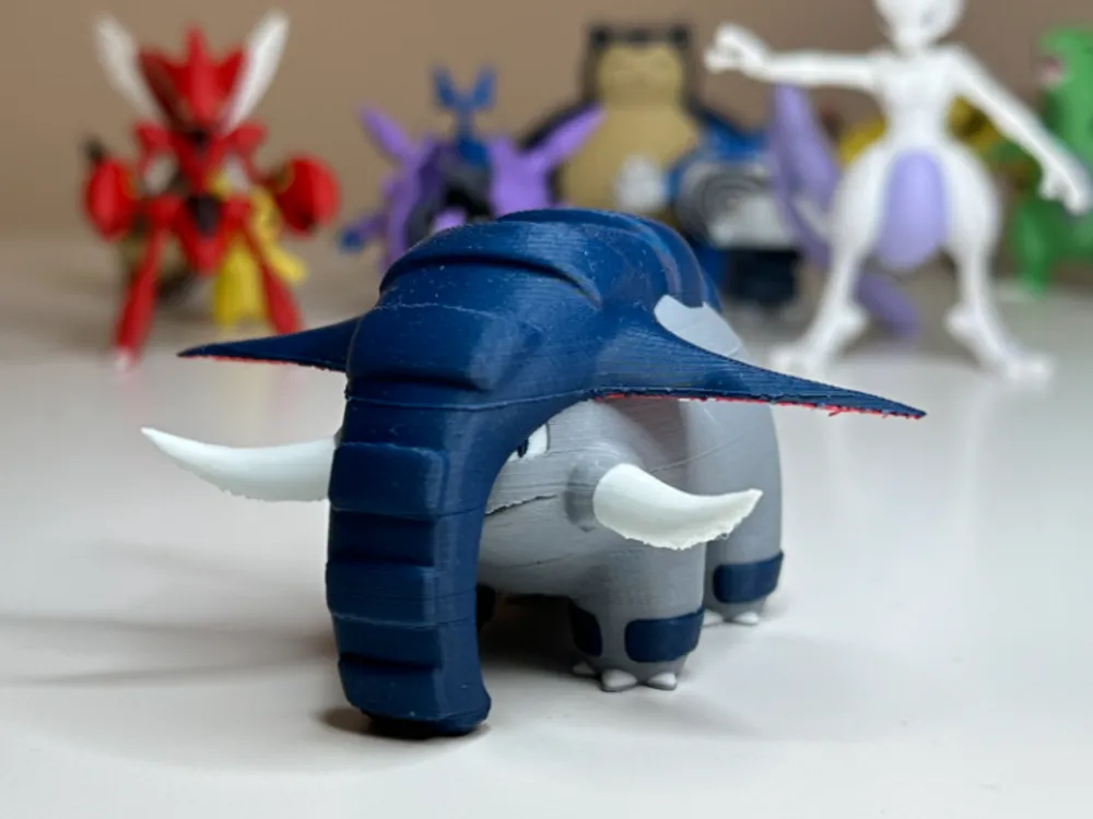 Donphan Pokemon 4 color 38mm tall by LCFigure - MakerWorld