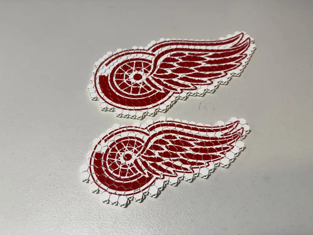 Detroit Red Wings Satisfying NASA Fabric - Free 3D Print Model - MakerWorld