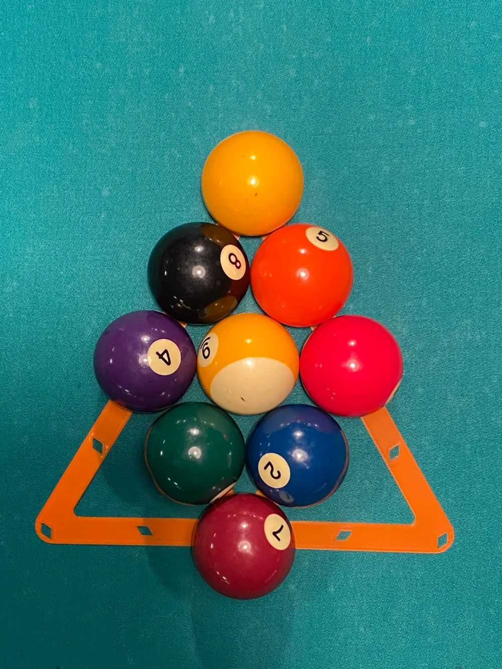 Billard Rack for 8-Ball, 9-Ball and 10-Ball by GmD - MakerWorld