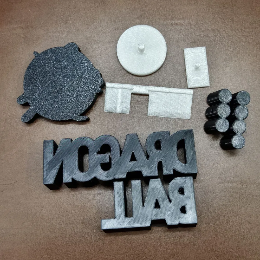 The 1986 Classic Dragon Ball Retro Logo - Free 3D Print Model - MakerWorld