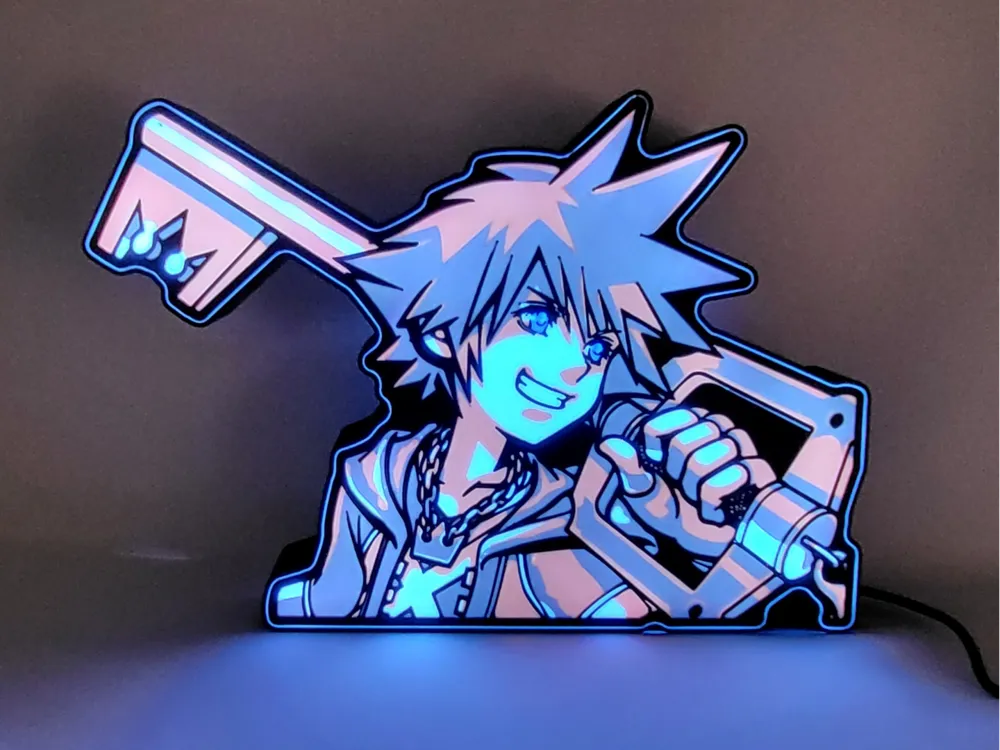 Kingdom Hearts : Sora | LED Display by CC3D MakerWorld: Download Free ...