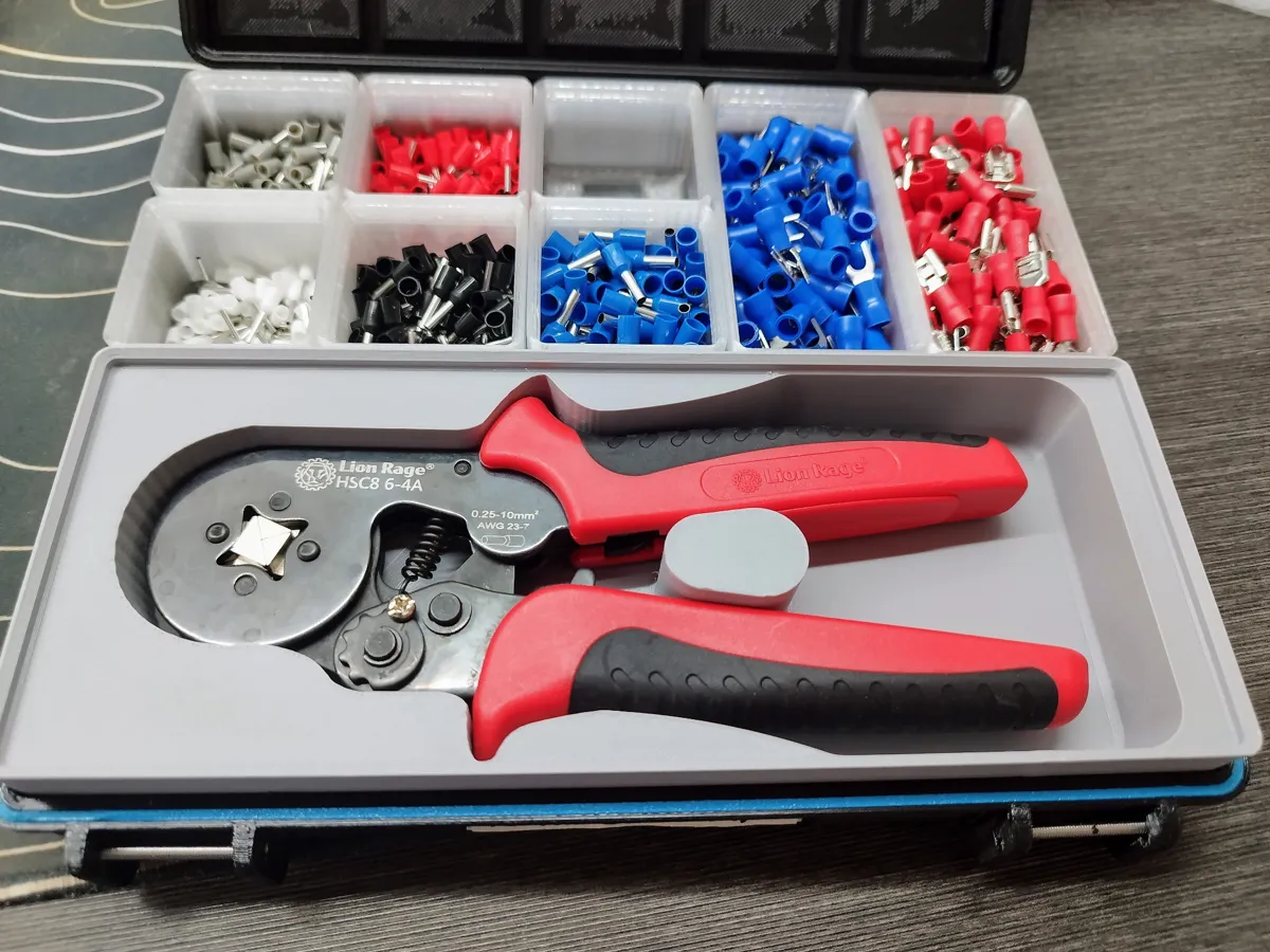 Ferrule Crimper Kit - Gridfinity - Free 3D Print Model - MakerWorld
