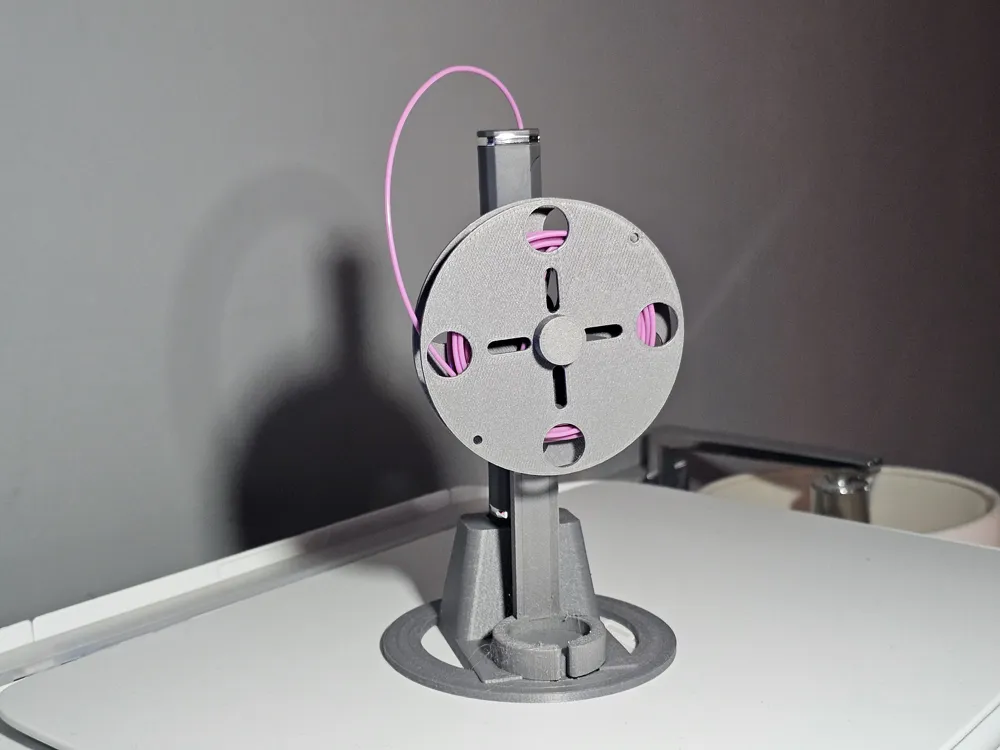 3D Printing Pen Holder with Filament Spool Mount - Free 3D Print Model ...