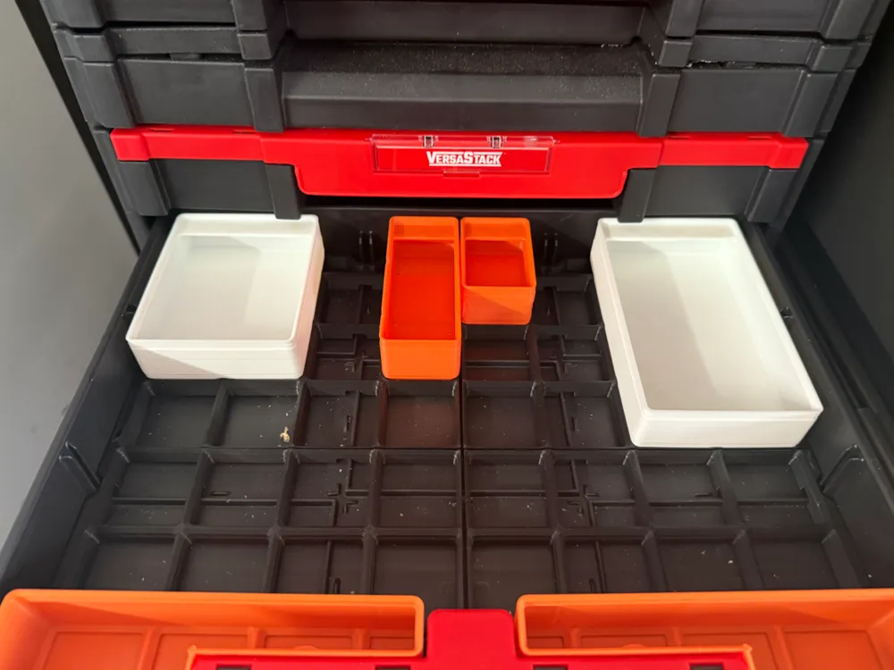 Versastack/TStak Gridfinity Short Drawer Rear Box by Trailhound1 ...