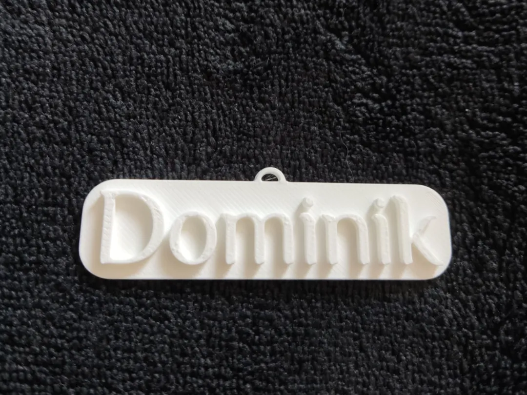 Dominik Keychain - Free 3D Print Model - MakerWorld